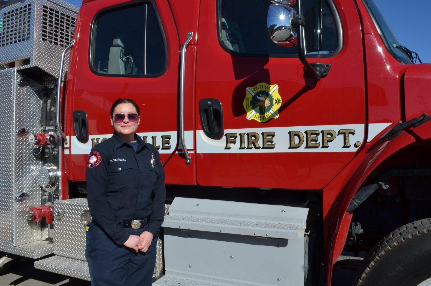 Female Holtville Firefighter Pushes to Have More Women in the Ranks
