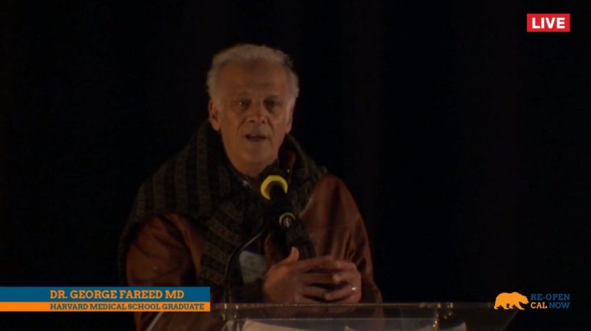 Dr. Fareed Talks Early Treatment at Re-Open Cal Now » Holtville Tribune