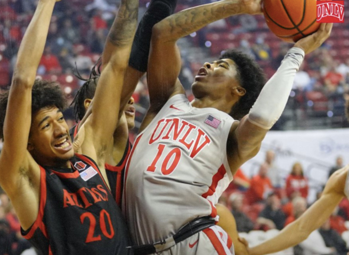 Aztecs, Down 2 Starters, Clamp Down on Defense to Beat UNLV 62-55 ...