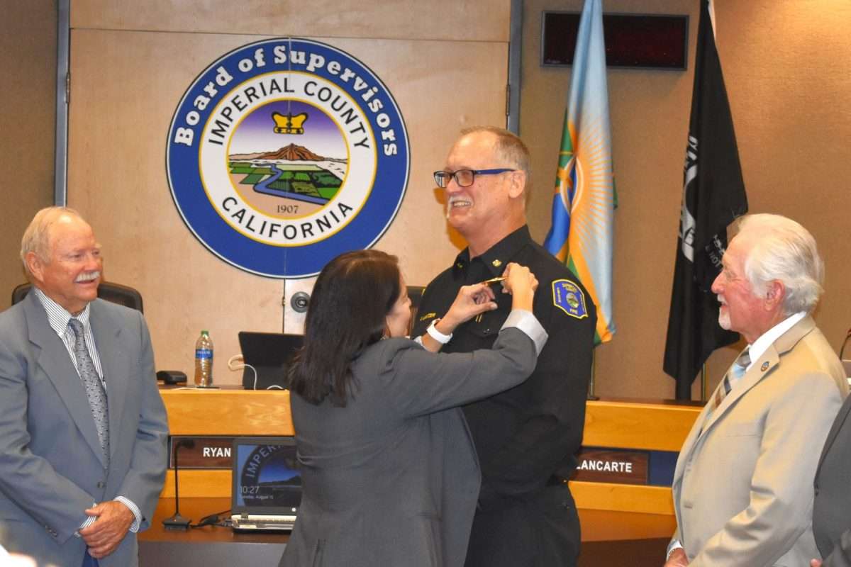 Badge Rite Introduces Imperial County Fire Chief » Holtville Tribune