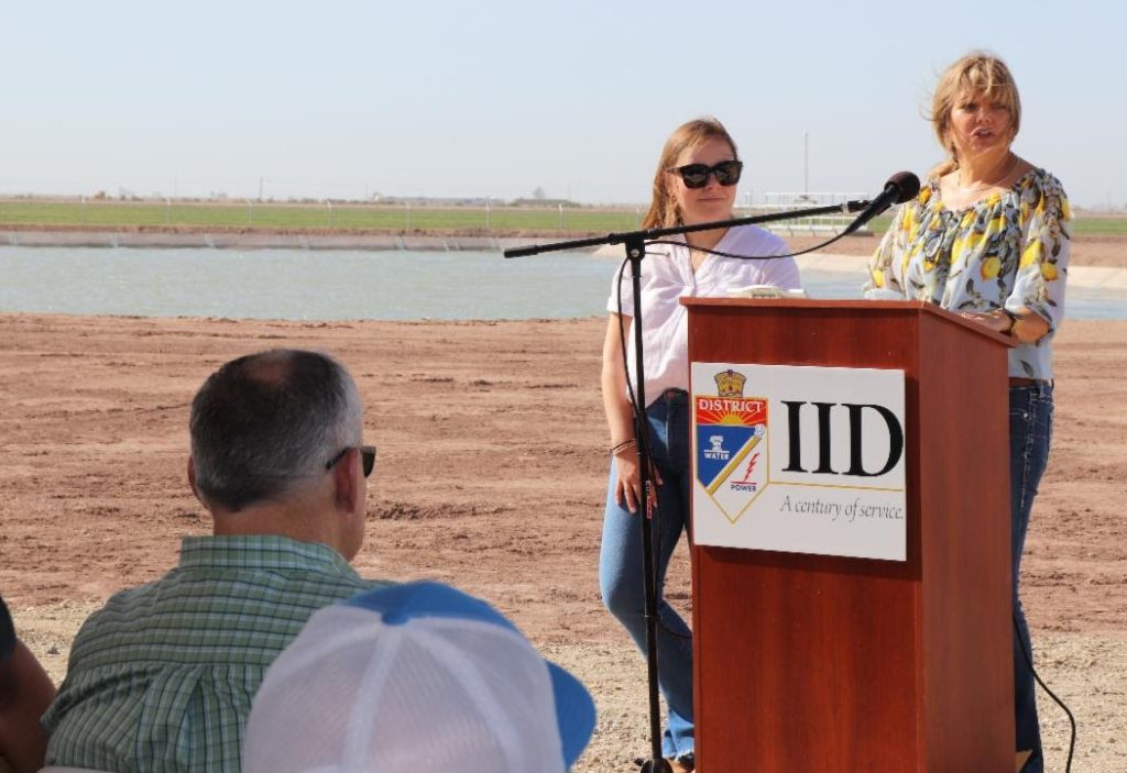 IID Dedicates New Lloyd Allen Reservoir » Holtville Tribune